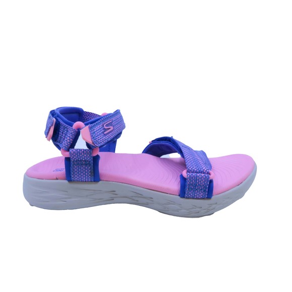 Skechers | Shoes | Skechers Girls Pink Purple Sandals Size 2 Toddler ...